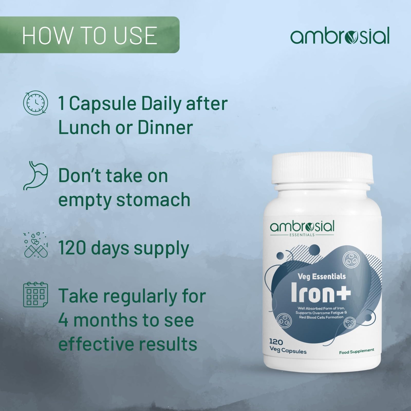 Ambrosial Iron for healthy metabolism