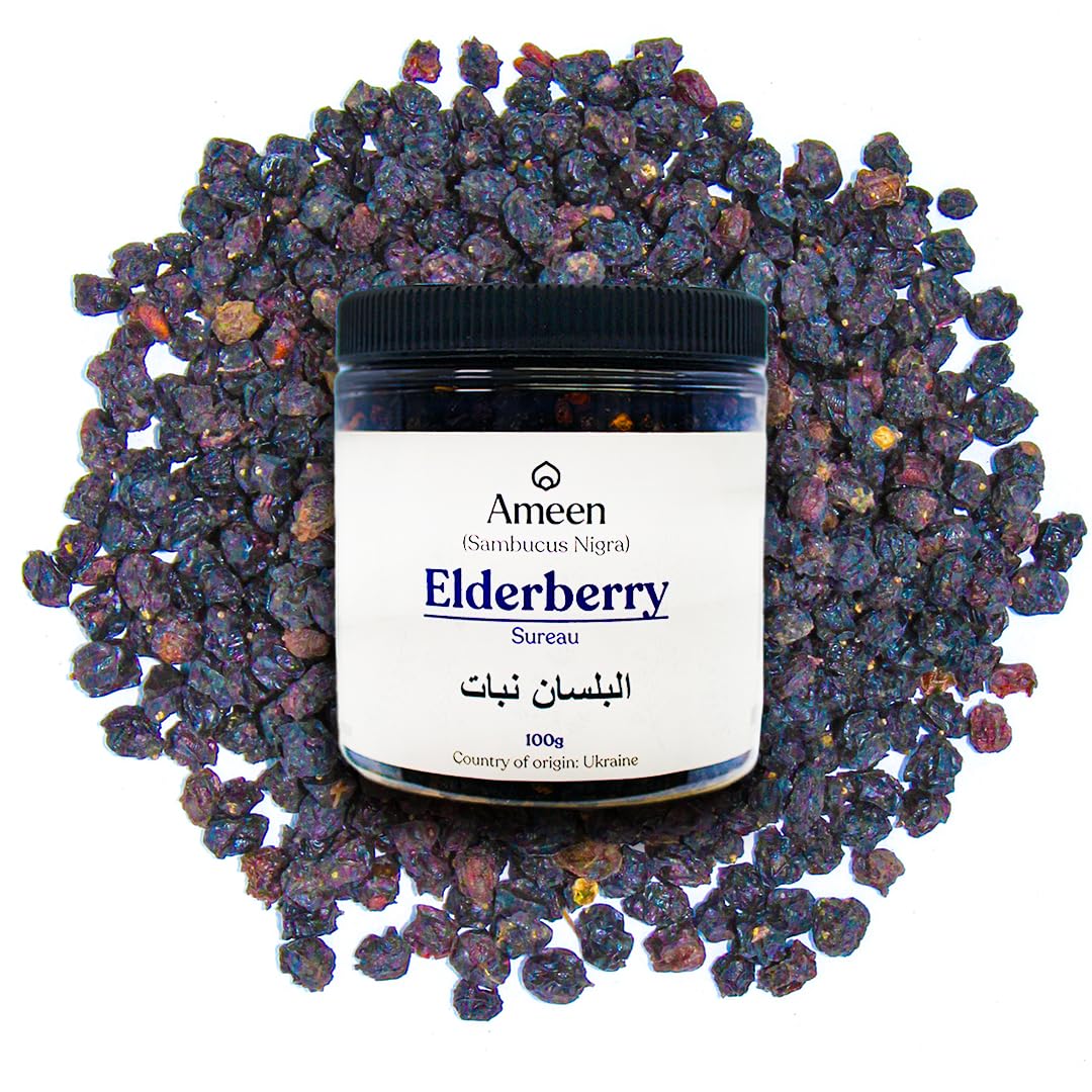 Ameen dried elderberries for herbal tea