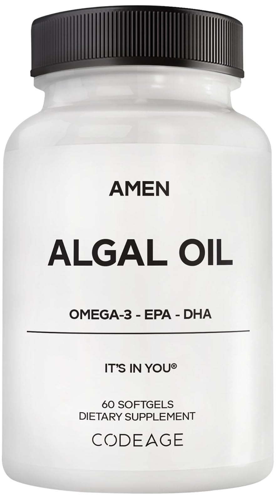 Amen algal oil omega-3 benefits