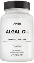 Amen algal oil omega-3 benefits