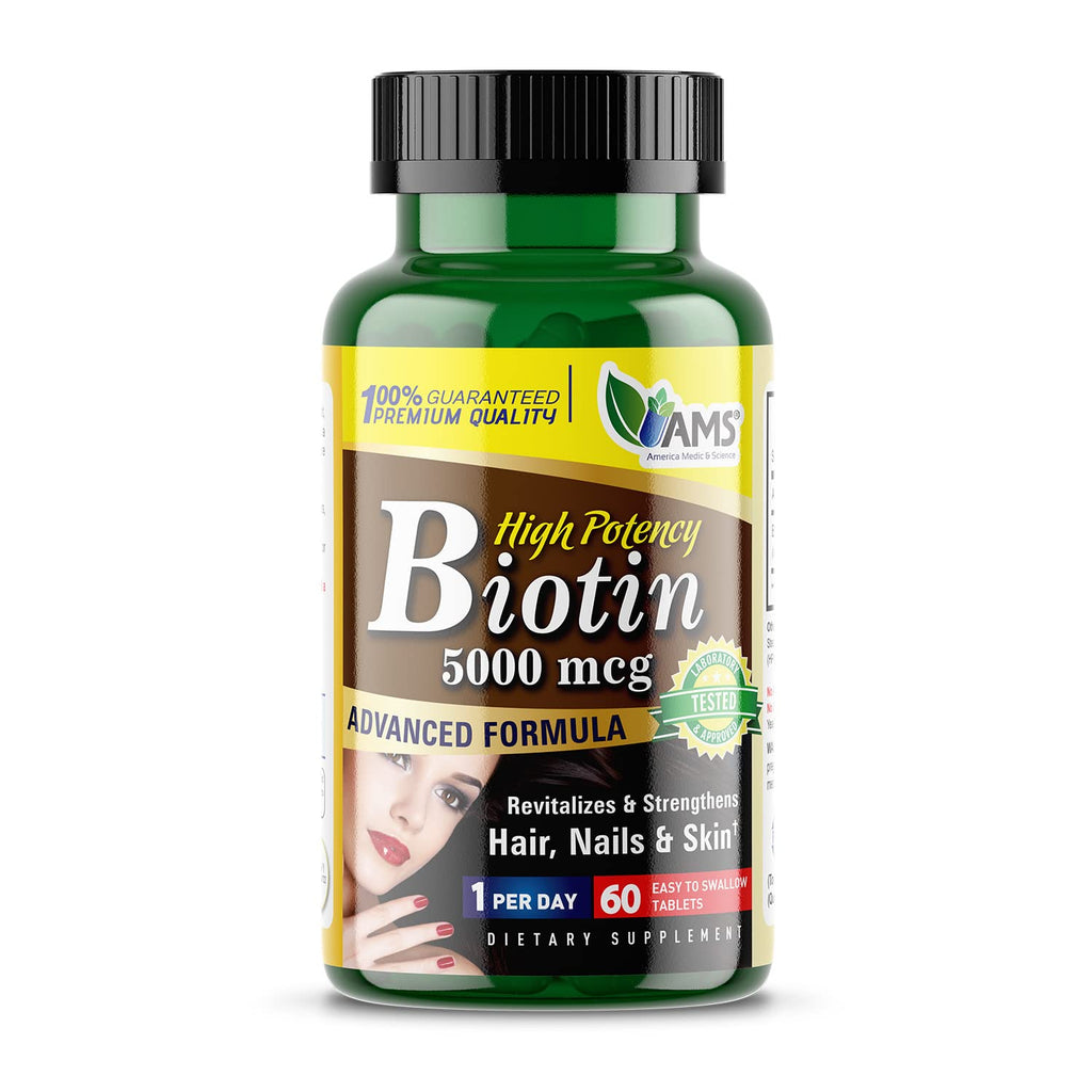 America Medic Biotin 5000 mcg capsules