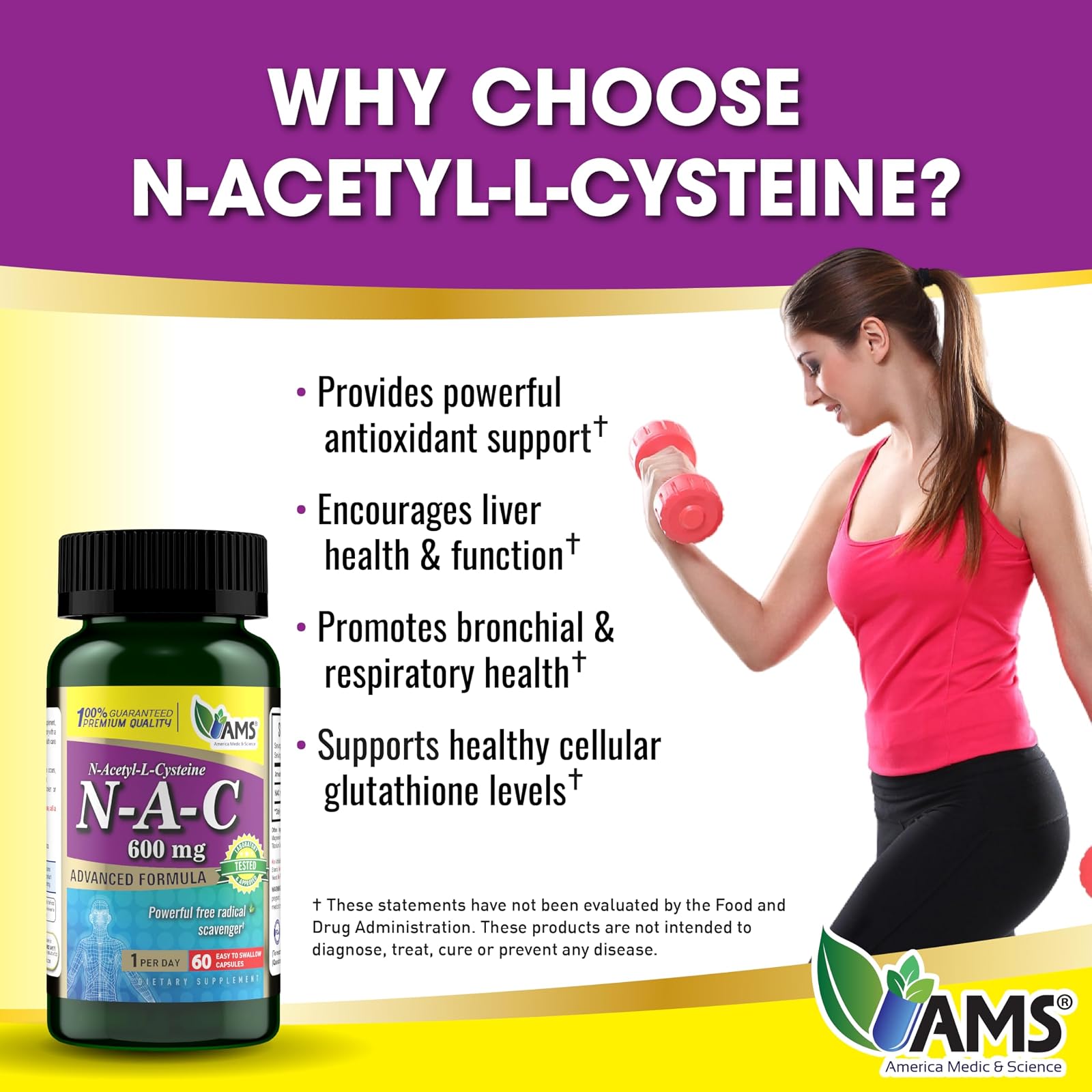 America Medic & Science NAC benefits