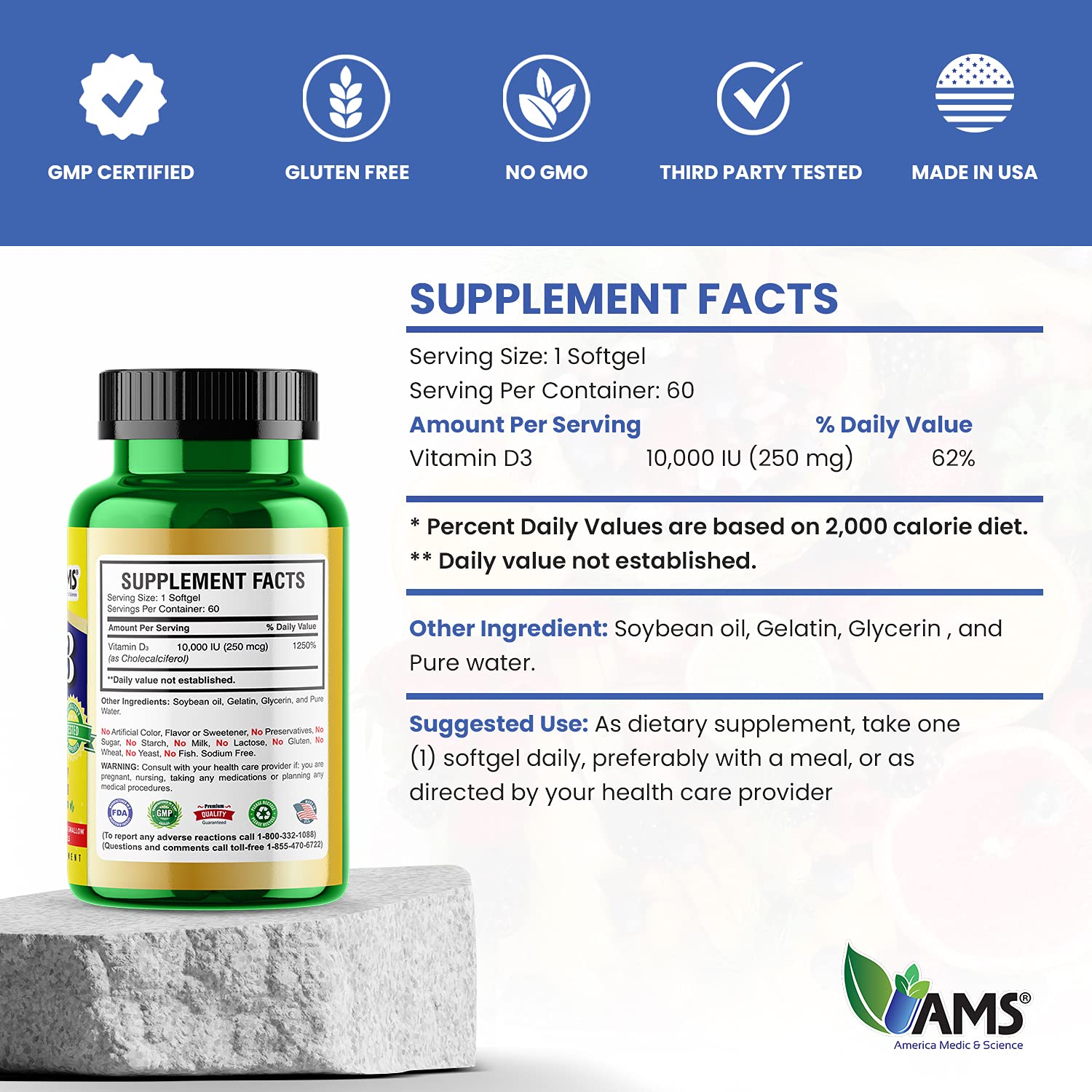 America Medic & Science softgels for wellness