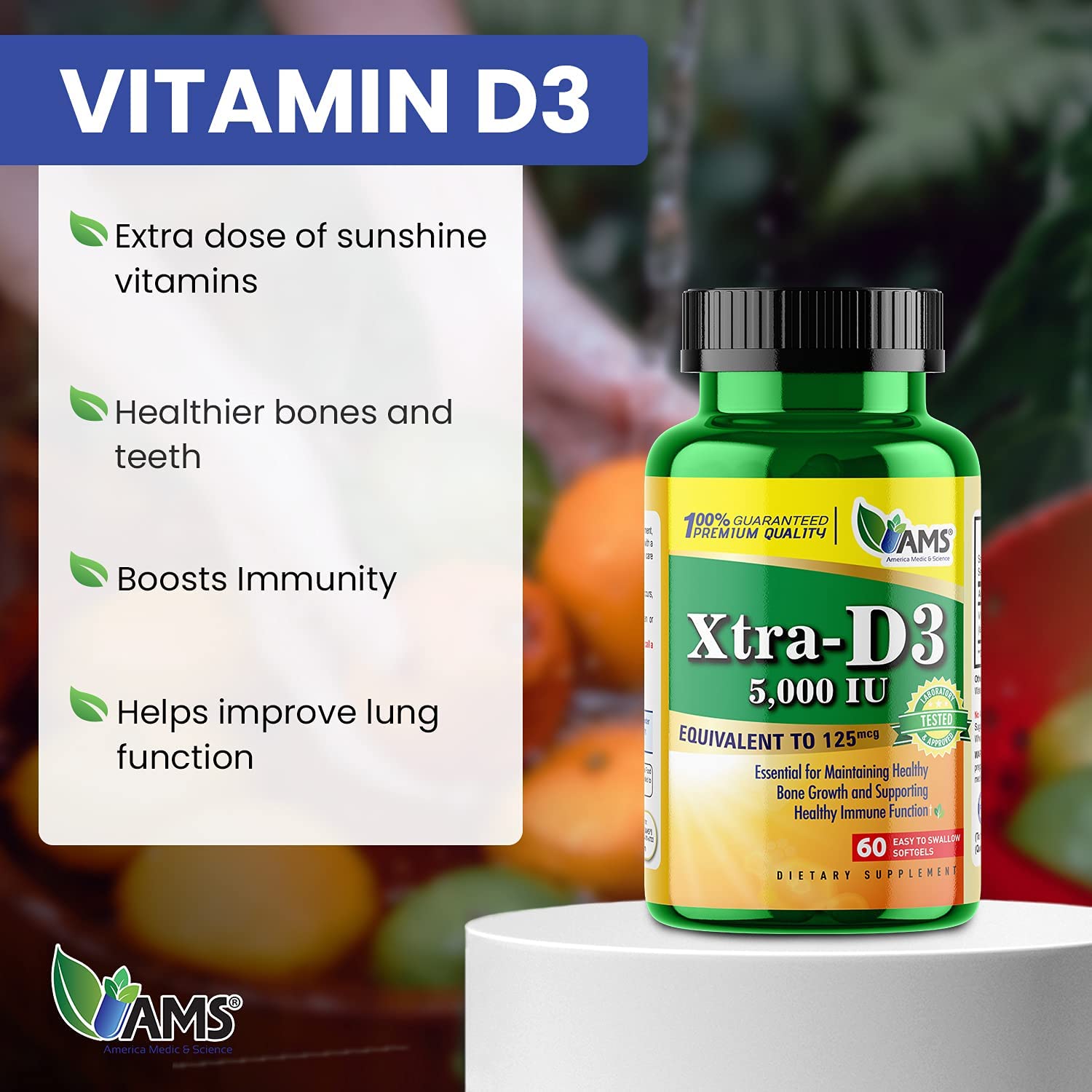 America Medic Xtra D3 softgels
