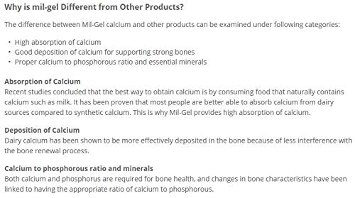 America's Best Nutrition calcium gel