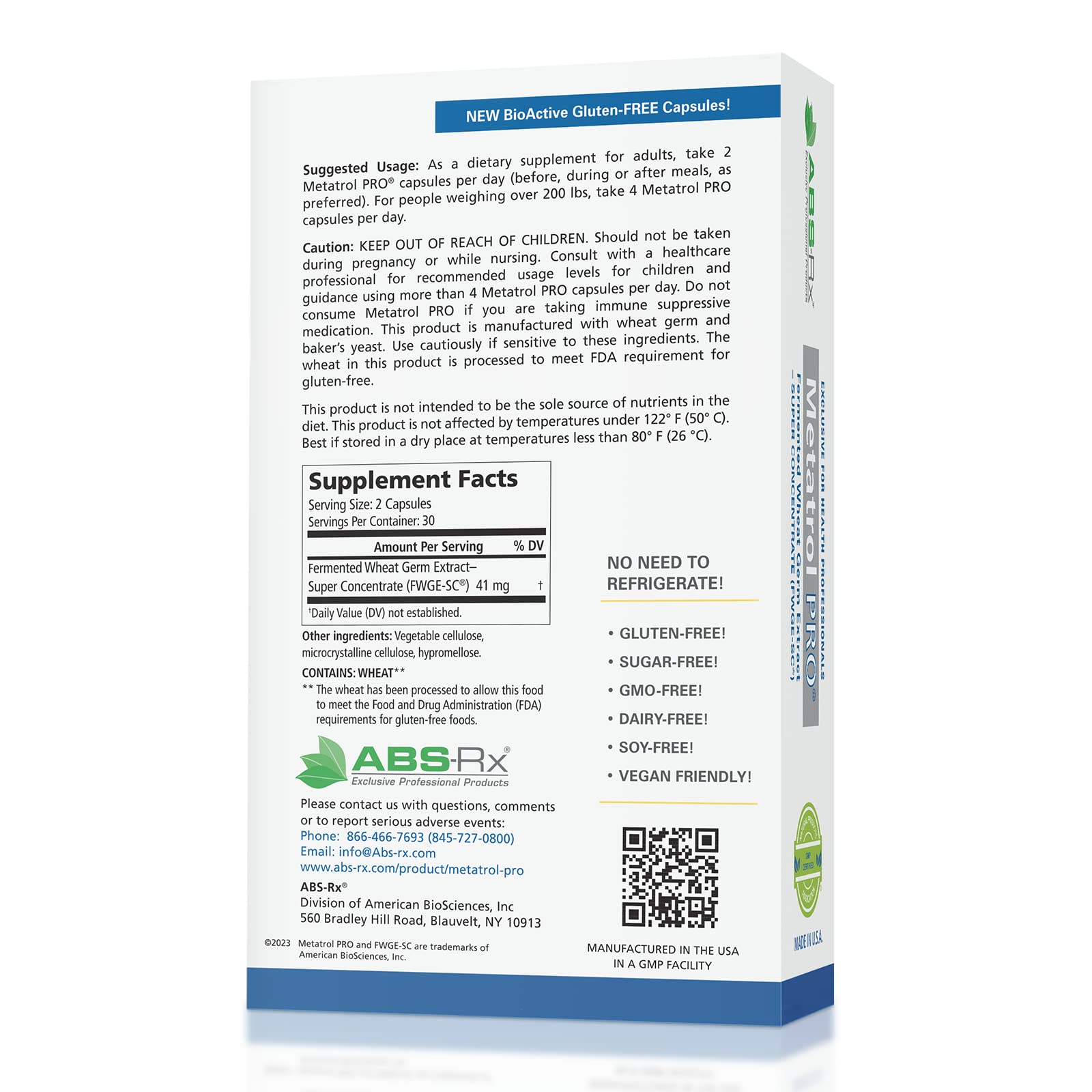 American BioSciences multivitamins for daily health