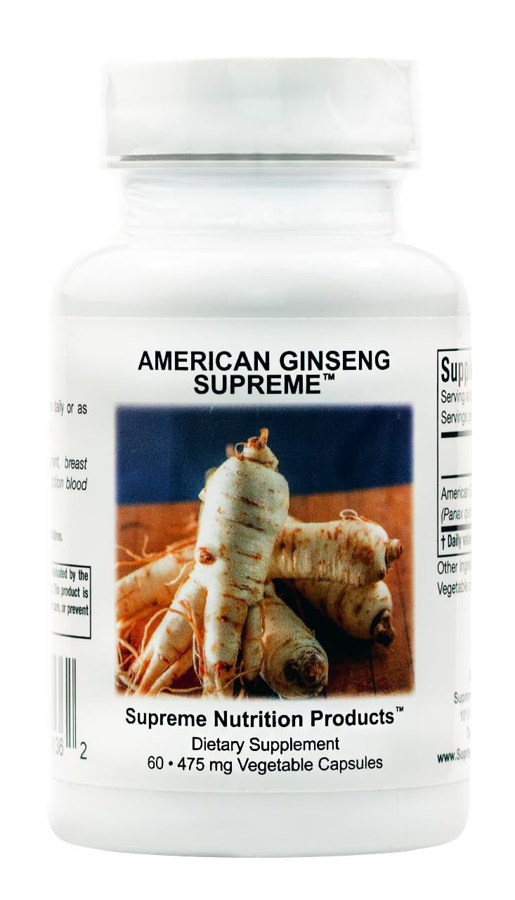 American Ginseng capsules for energy