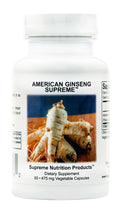 American Ginseng capsules for energy
