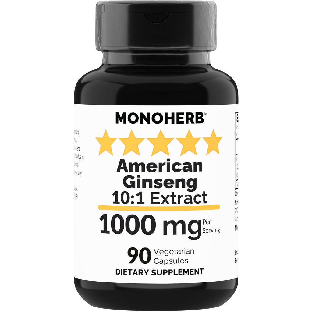 American ginseng extract for energy