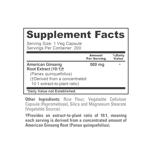 American ginseng for vitality support