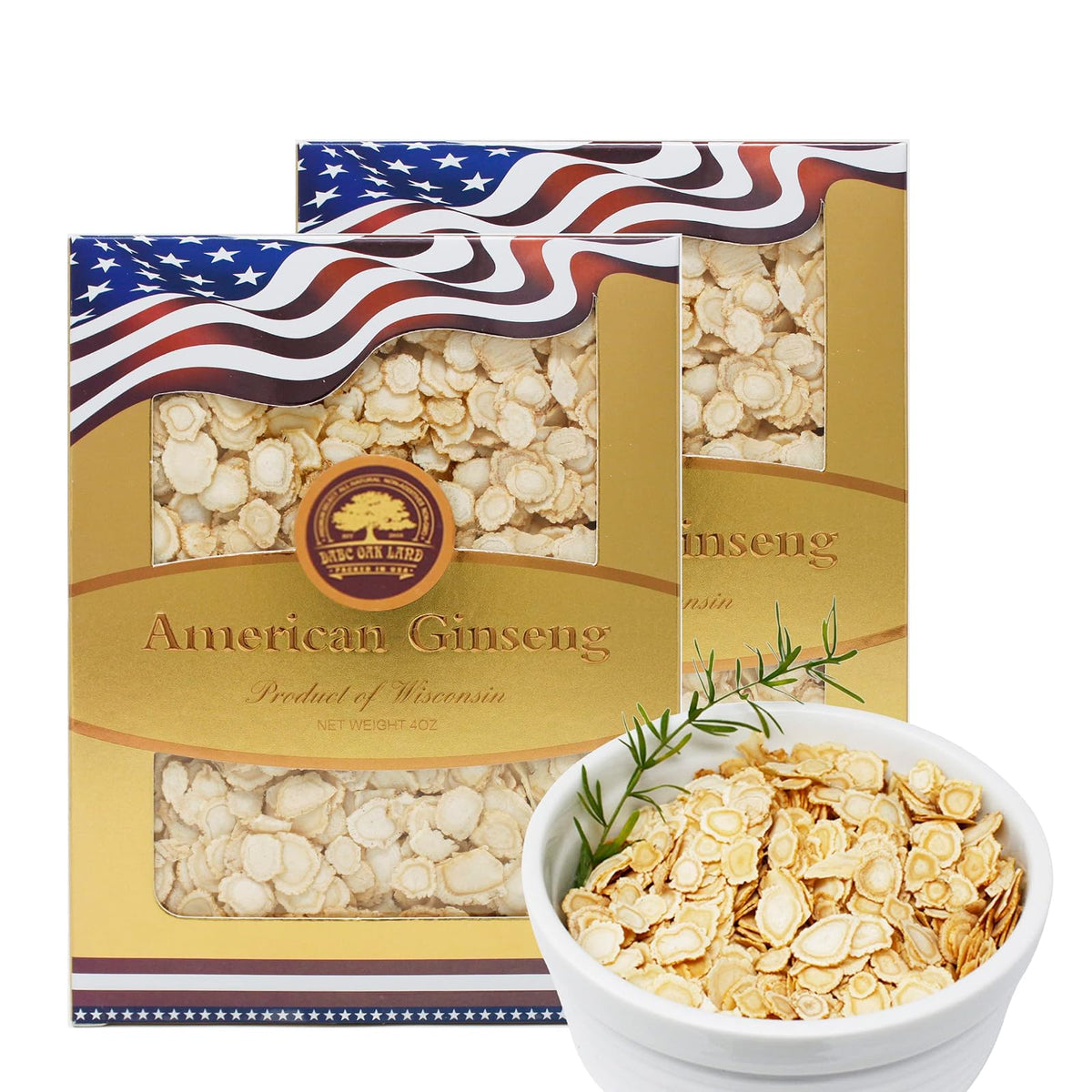 American ginseng slices for energy
