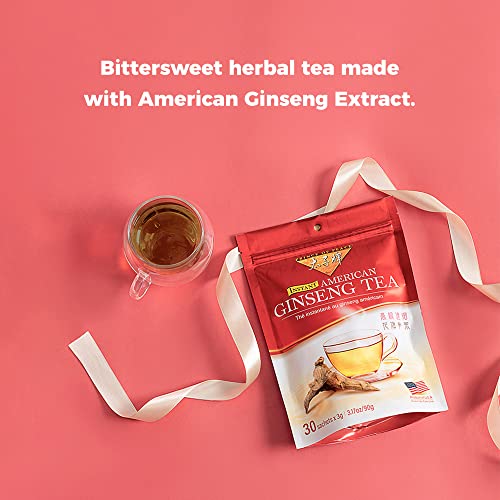 American ginseng tea for energy