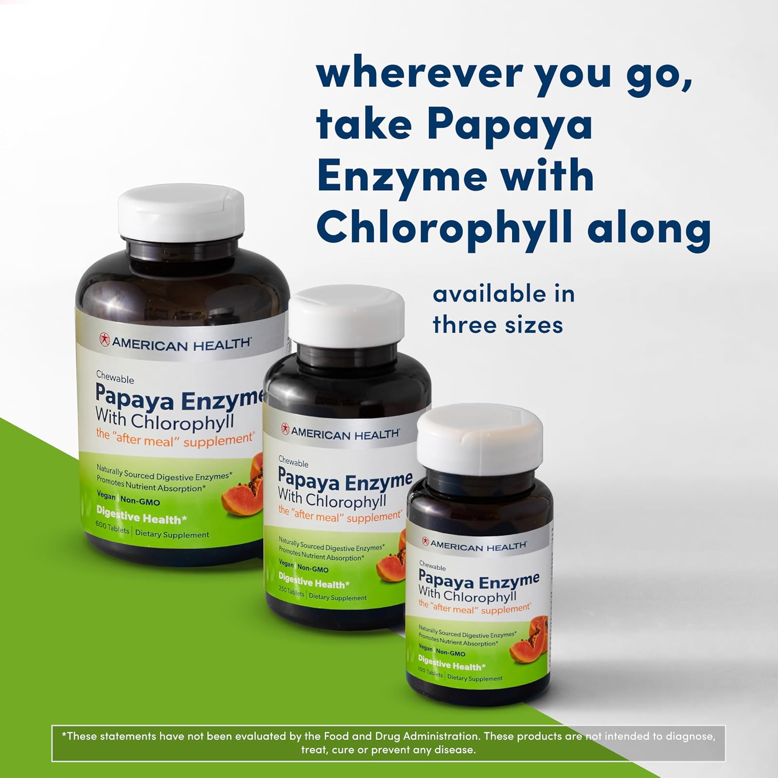 American Health enzyme tablets for gut health