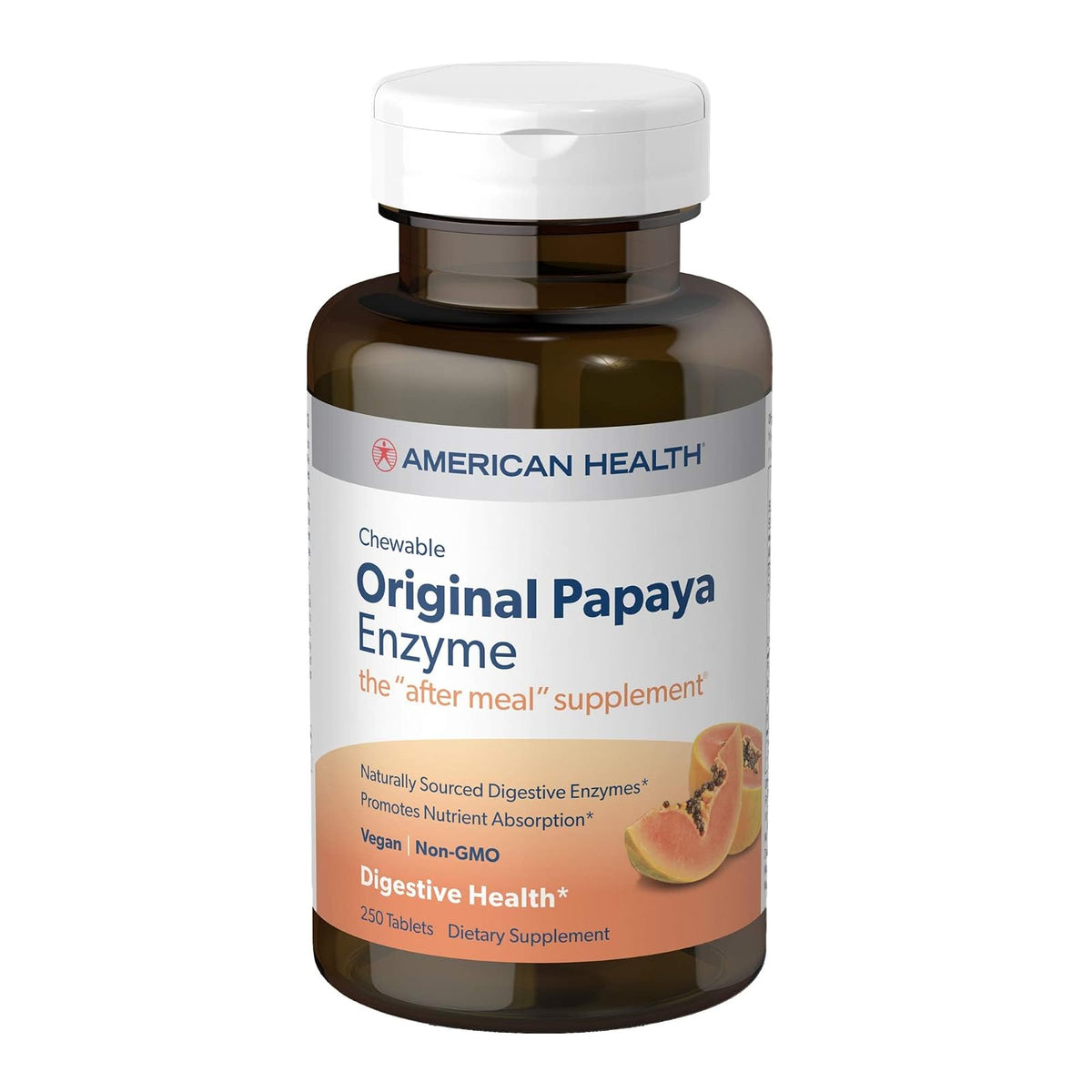 American Health papaya enzyme chewable tablets