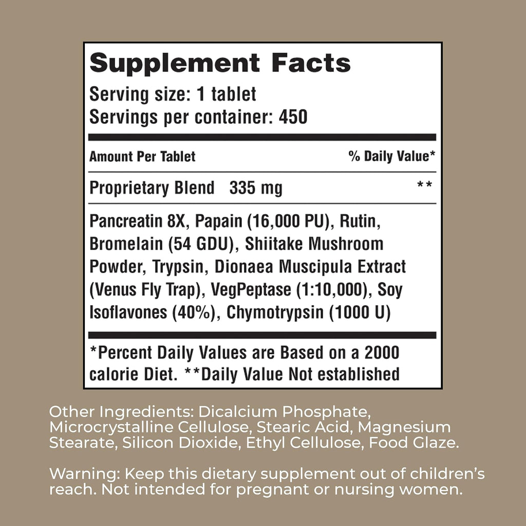 American Nutriceuticals enzyme formula