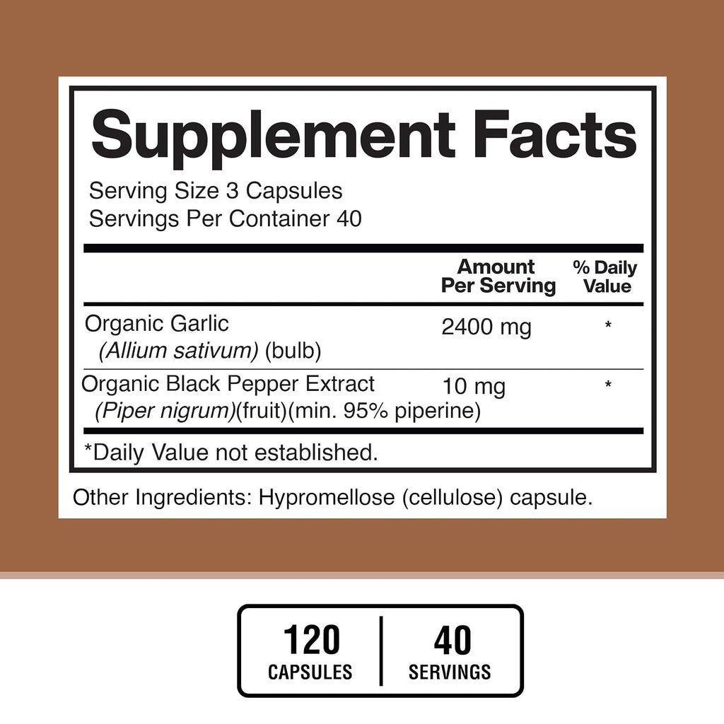 American Standard garlic 2400 mg