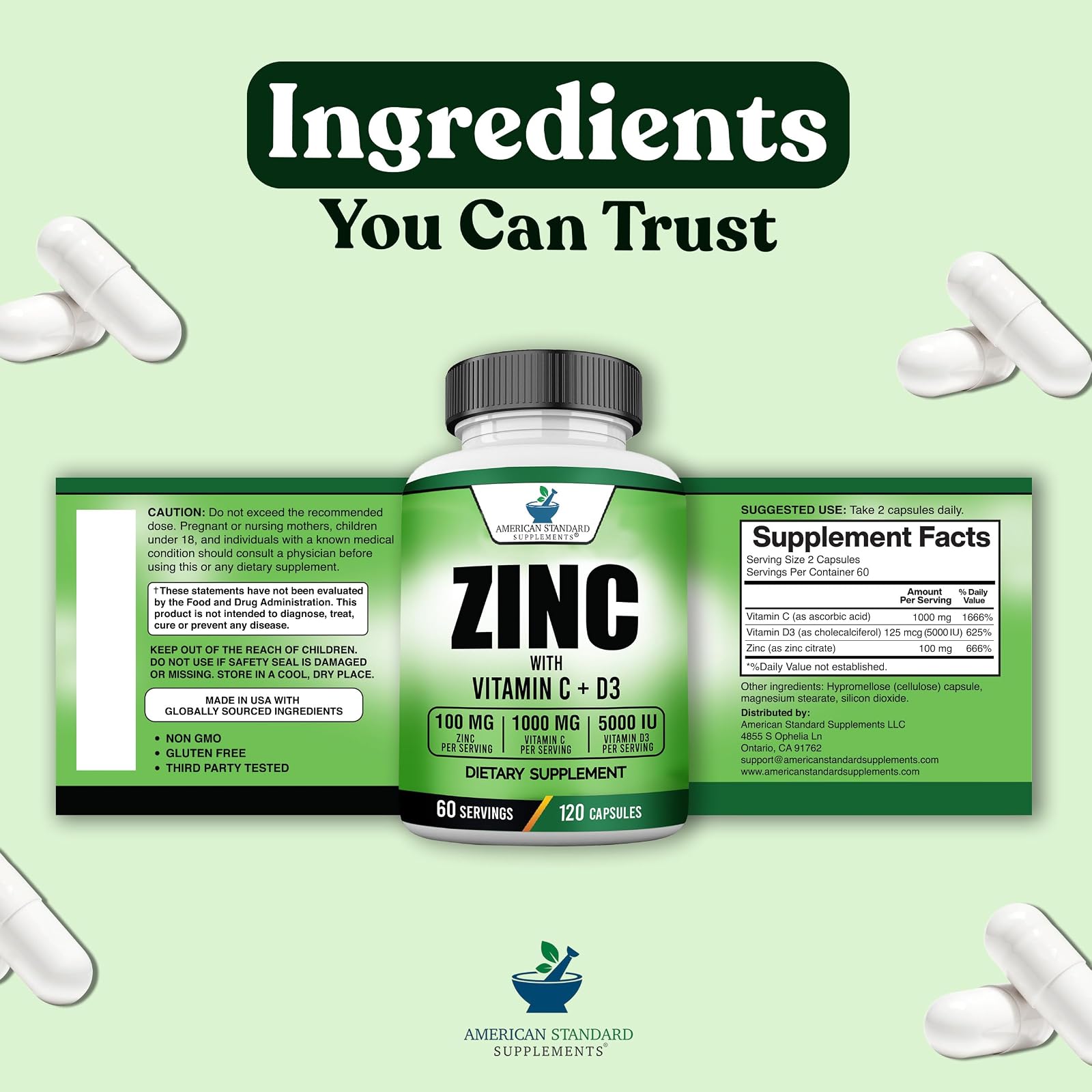 American Standard Supplements vitamin C