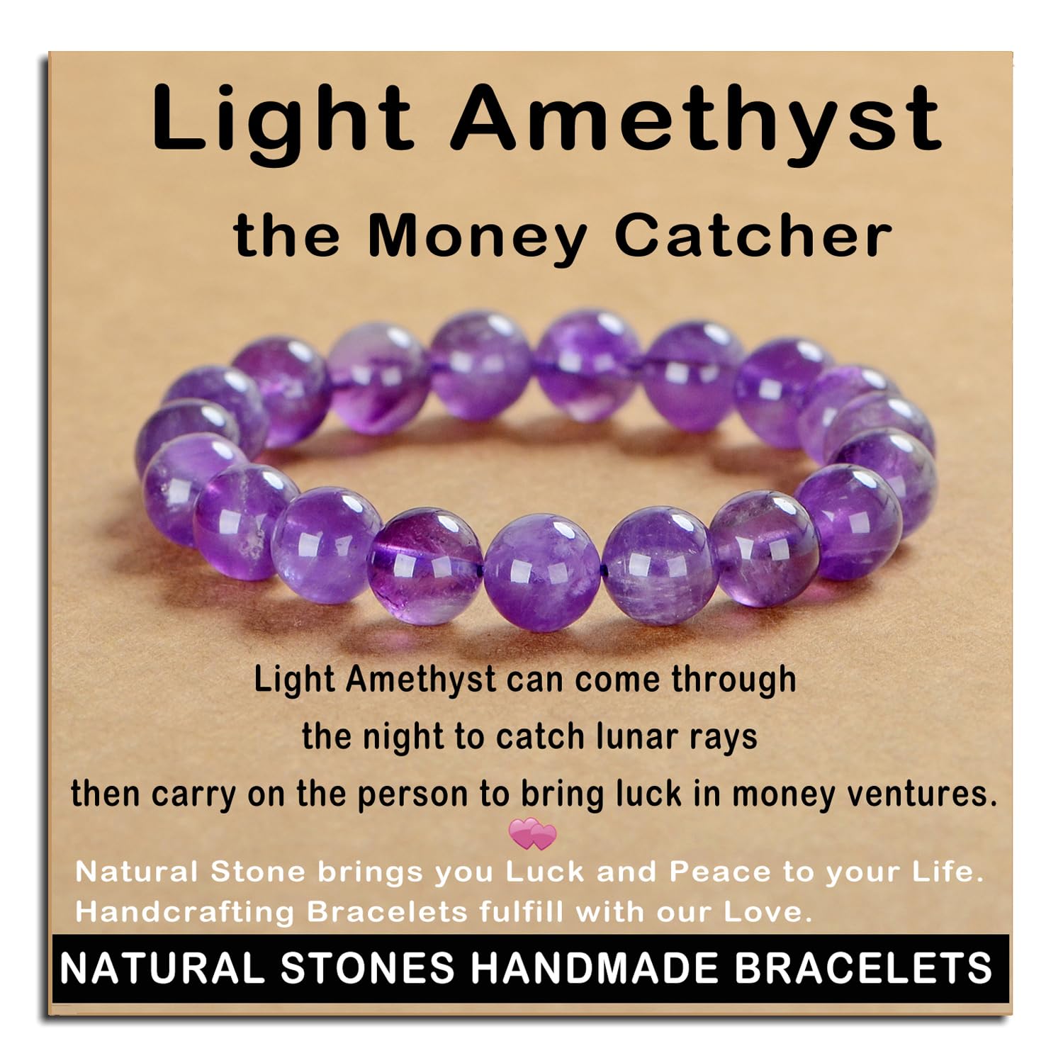 amethyst gemstone bracelet for healing