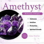 amethyst raw crystals for home decor