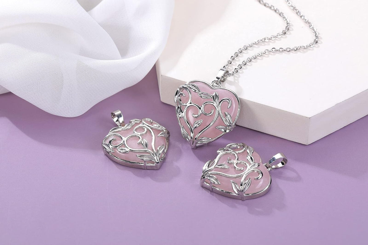 amethyst rose quartz jewelry gift