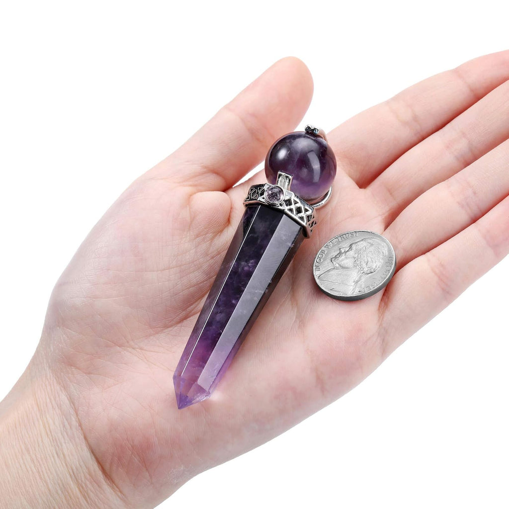 amethyst wand for meditation use