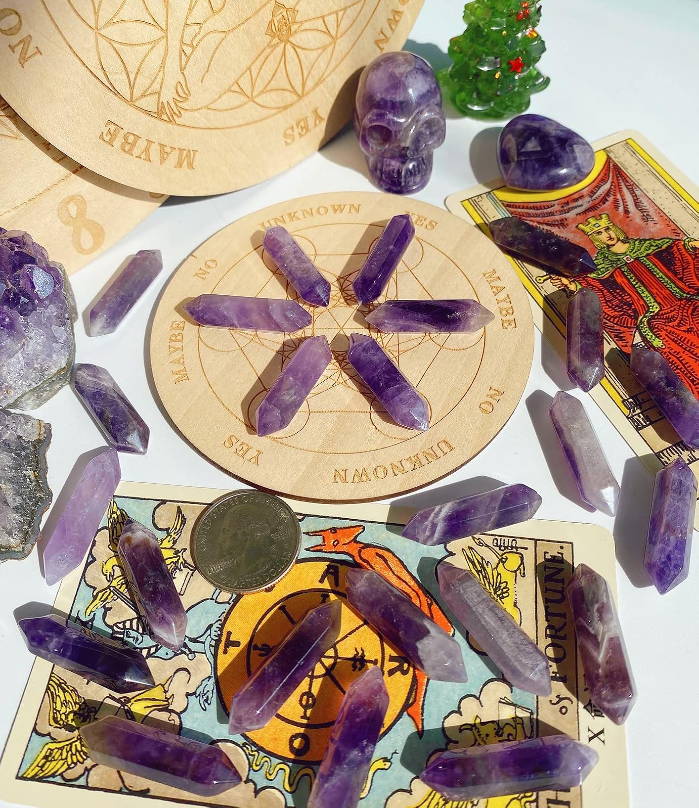 amethyst wands for meditation practice