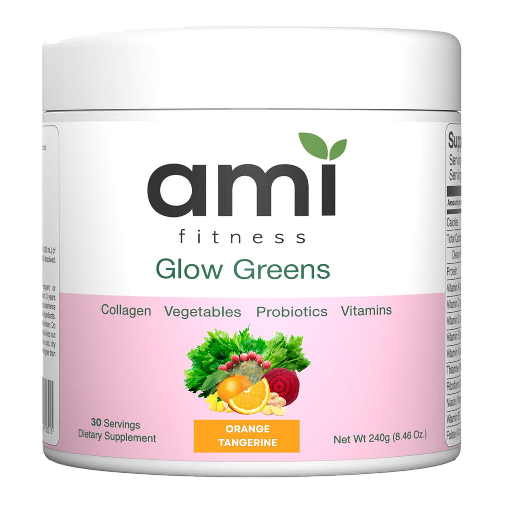Ami Fitness Glow Greens multivitamins