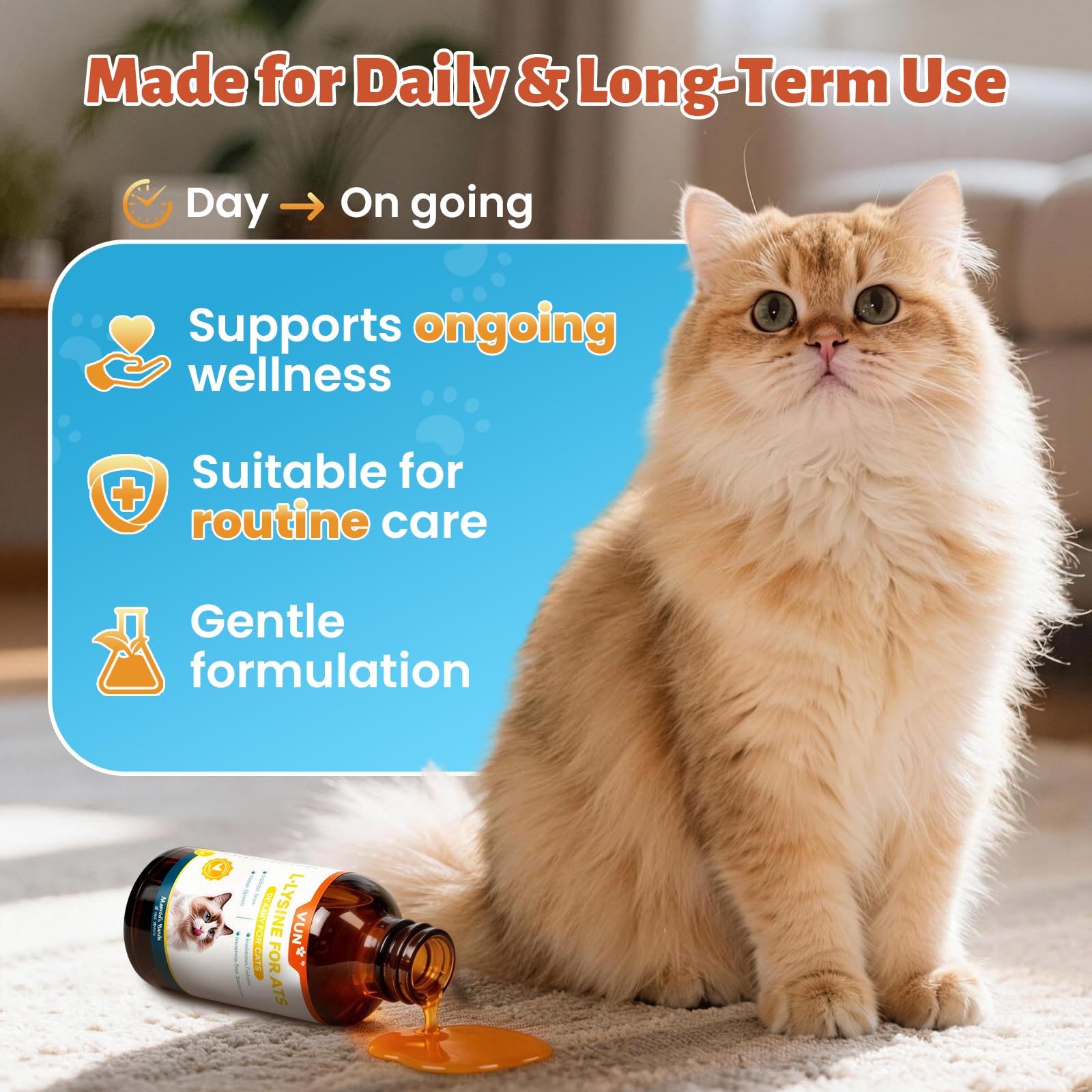 Amino acid drops for cats with allergies