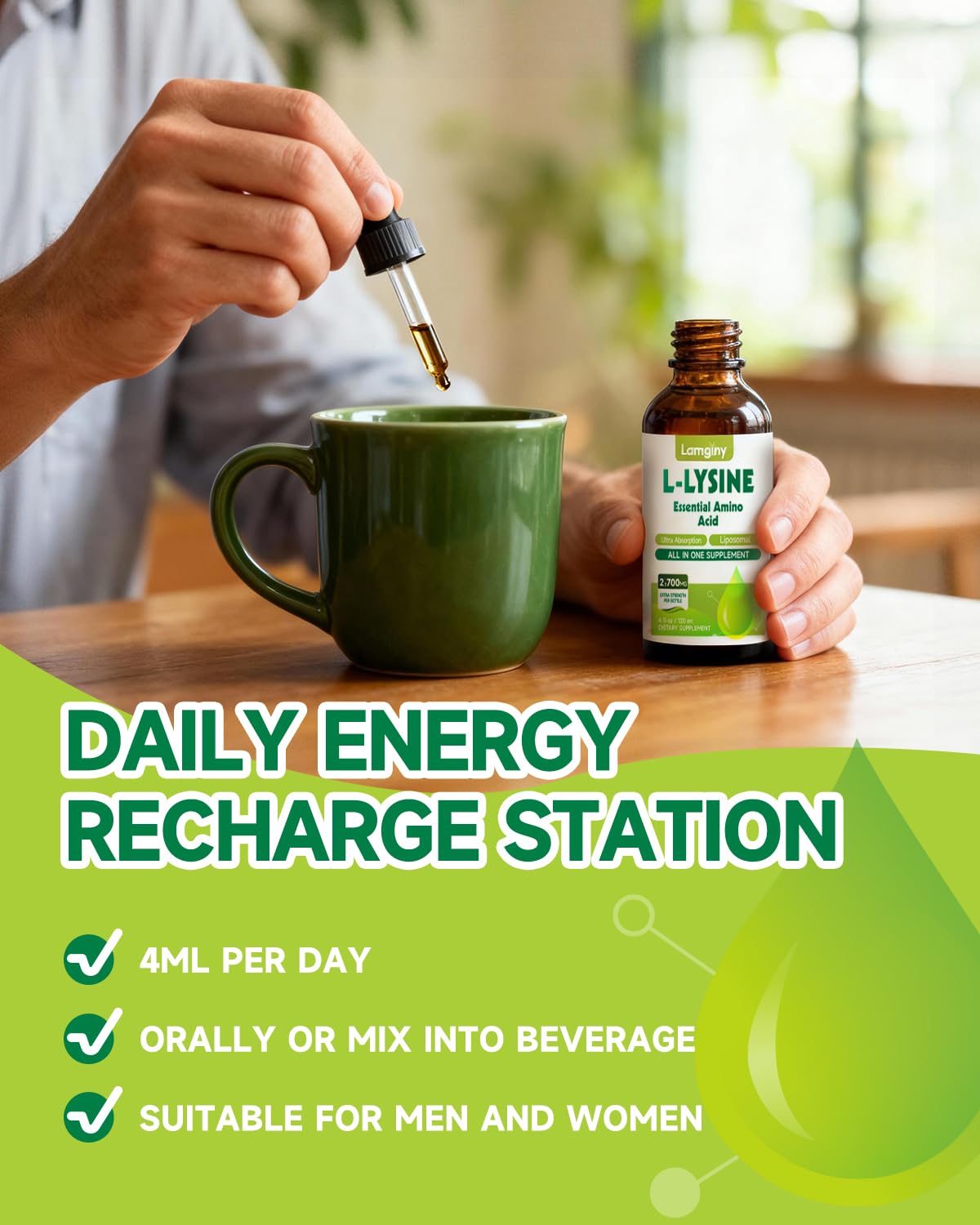 Amino acid L-Lysine for recovery