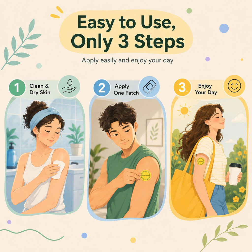 Amino acid patches for wellness