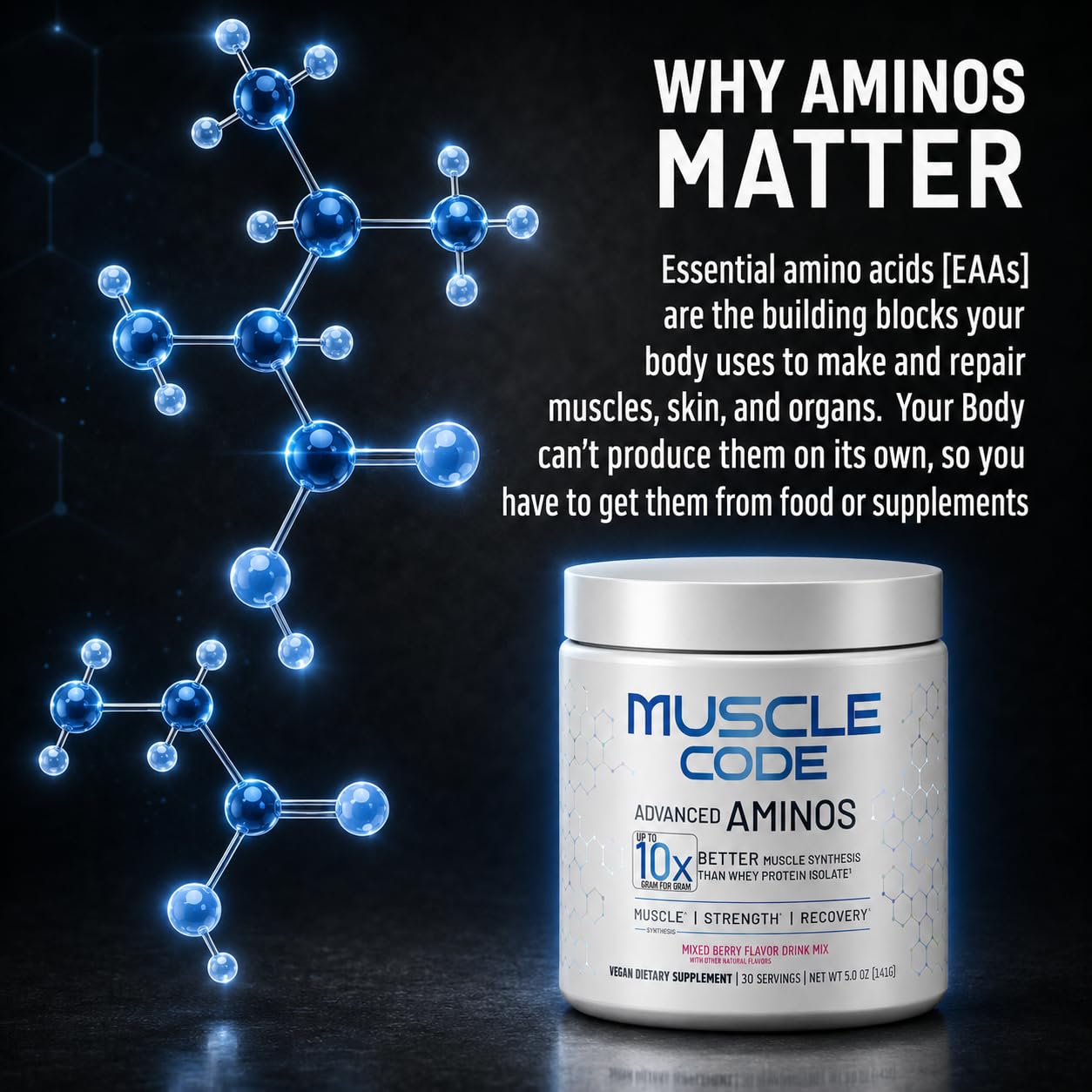 Amino acid powder for daily nutrition