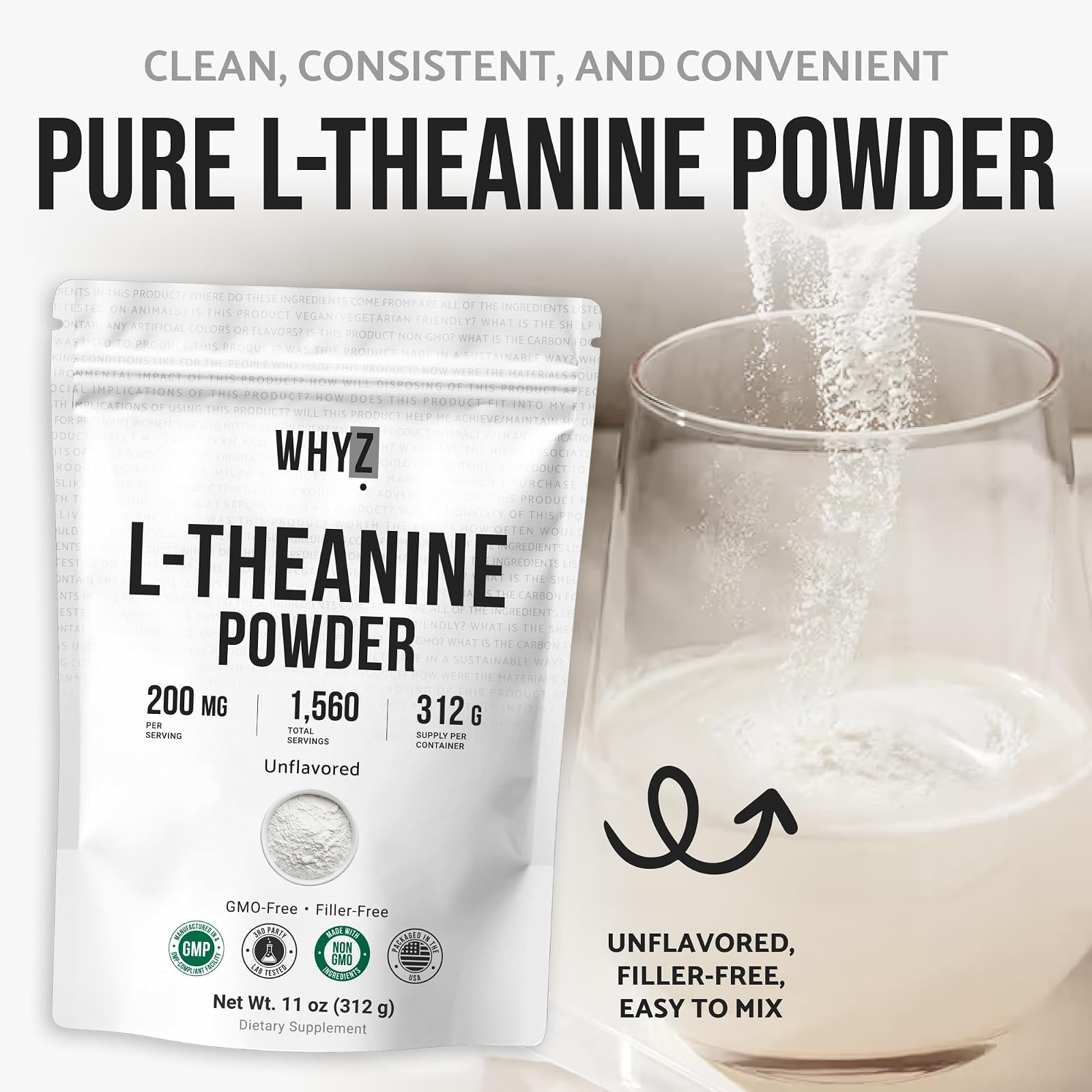 Amino acid supplement for anxiety support
