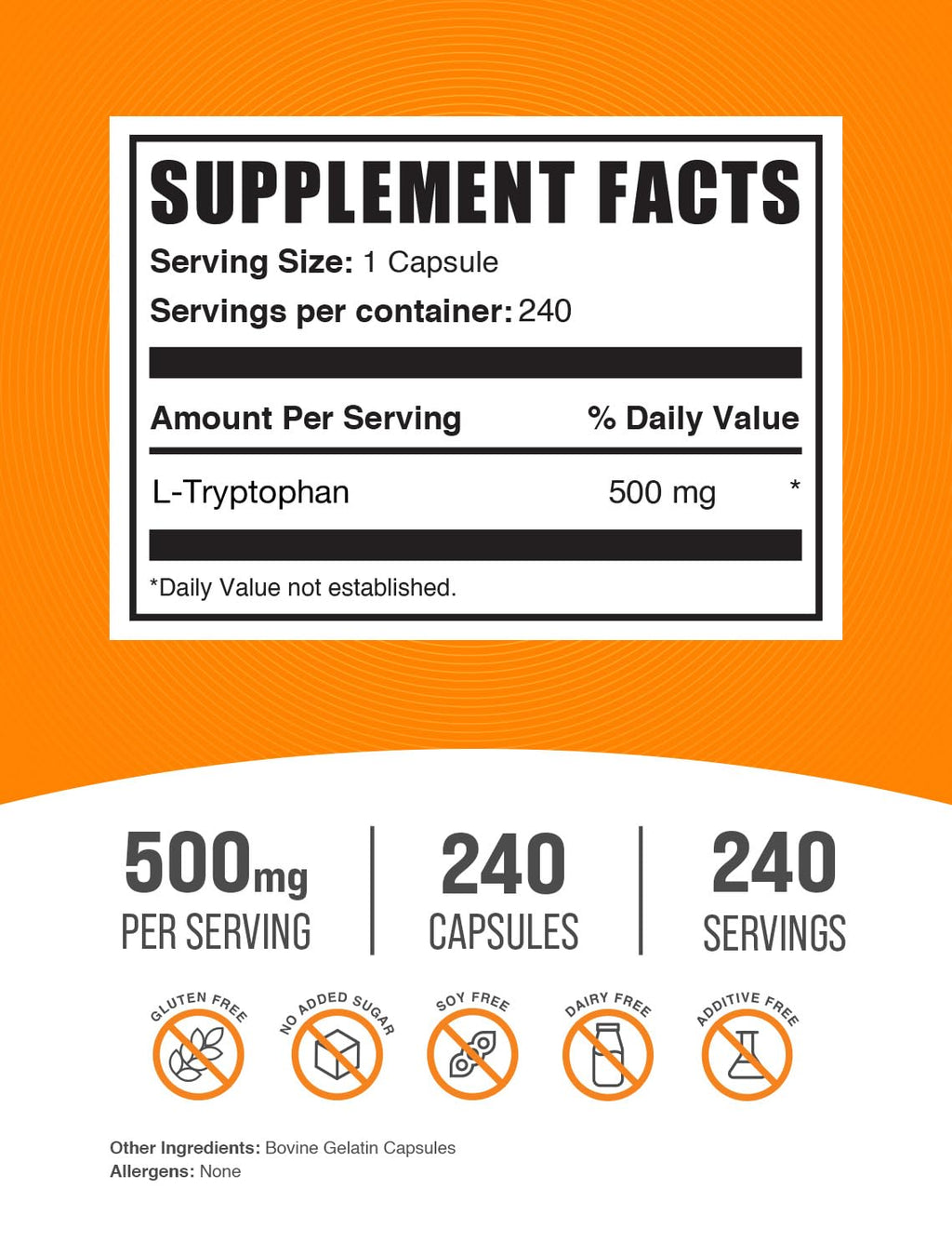 Amino acid supplement for better sleep