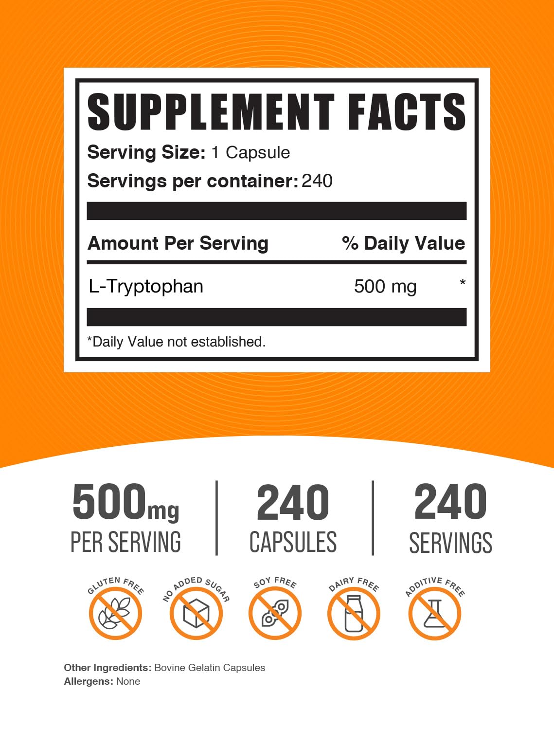 Amino acid supplement for better sleep