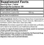 Amino acid supplement for cold sores