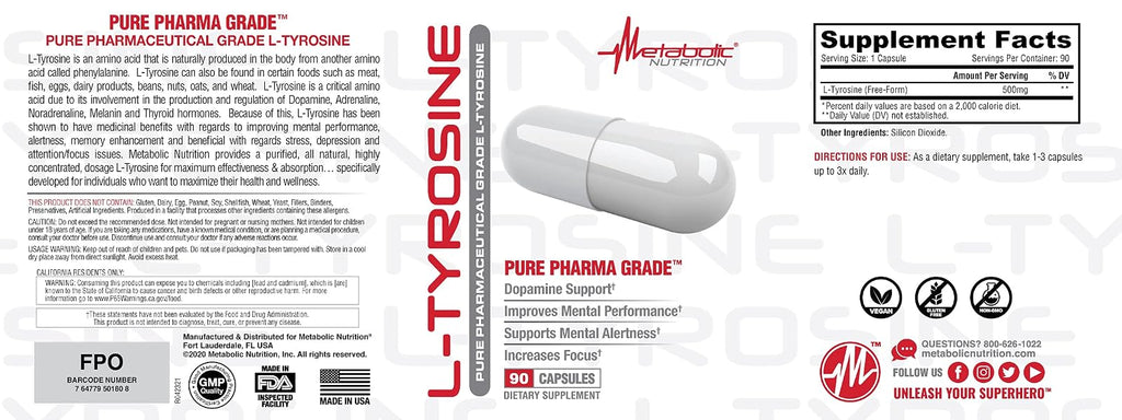Amino acid supplement for focus