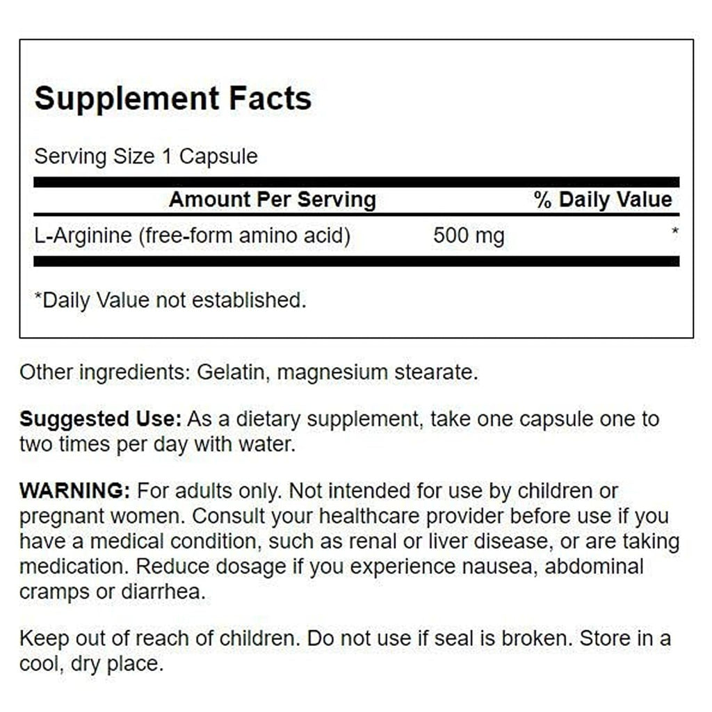 Amino acid supplement for heart health