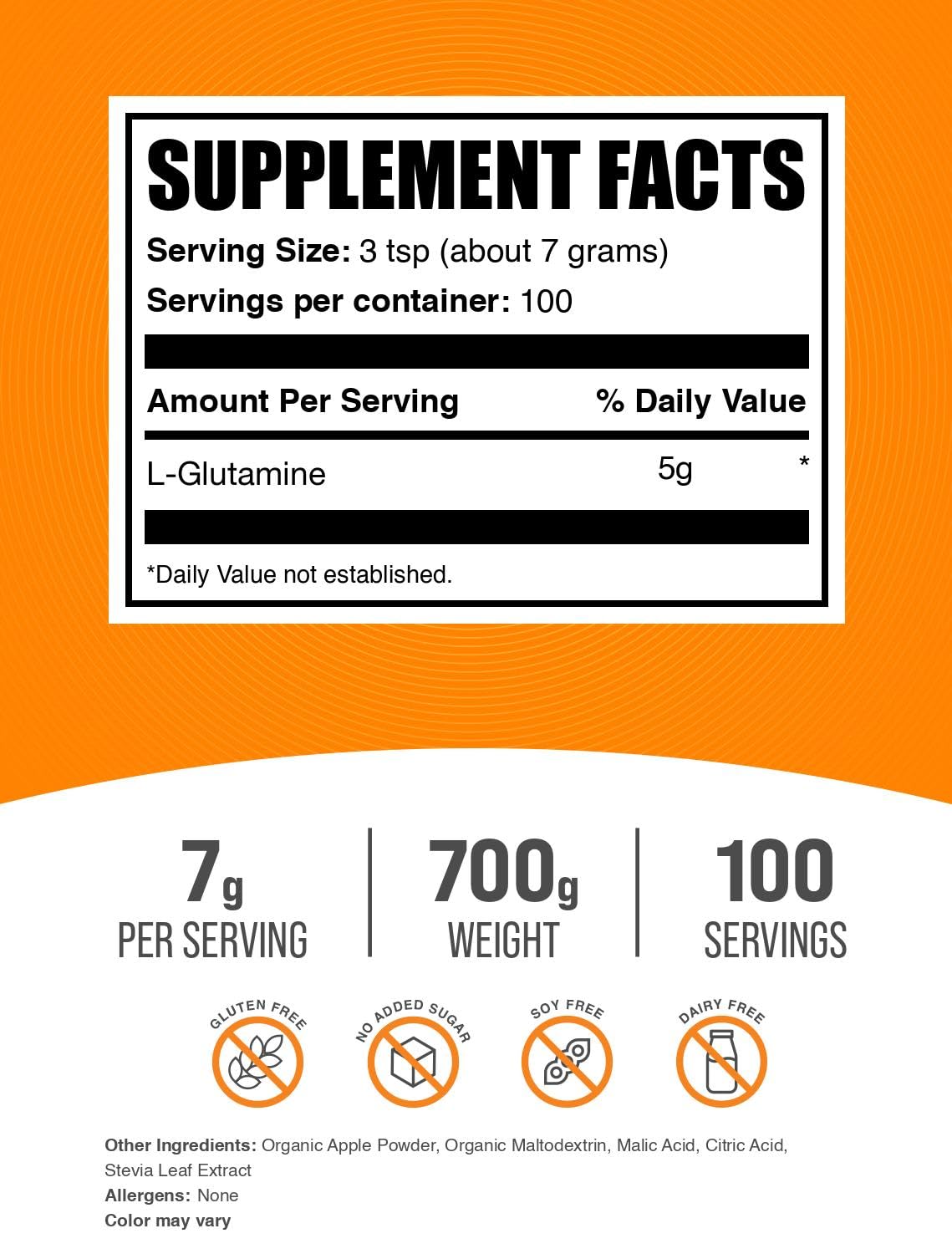 Amino acid supplement for recovery