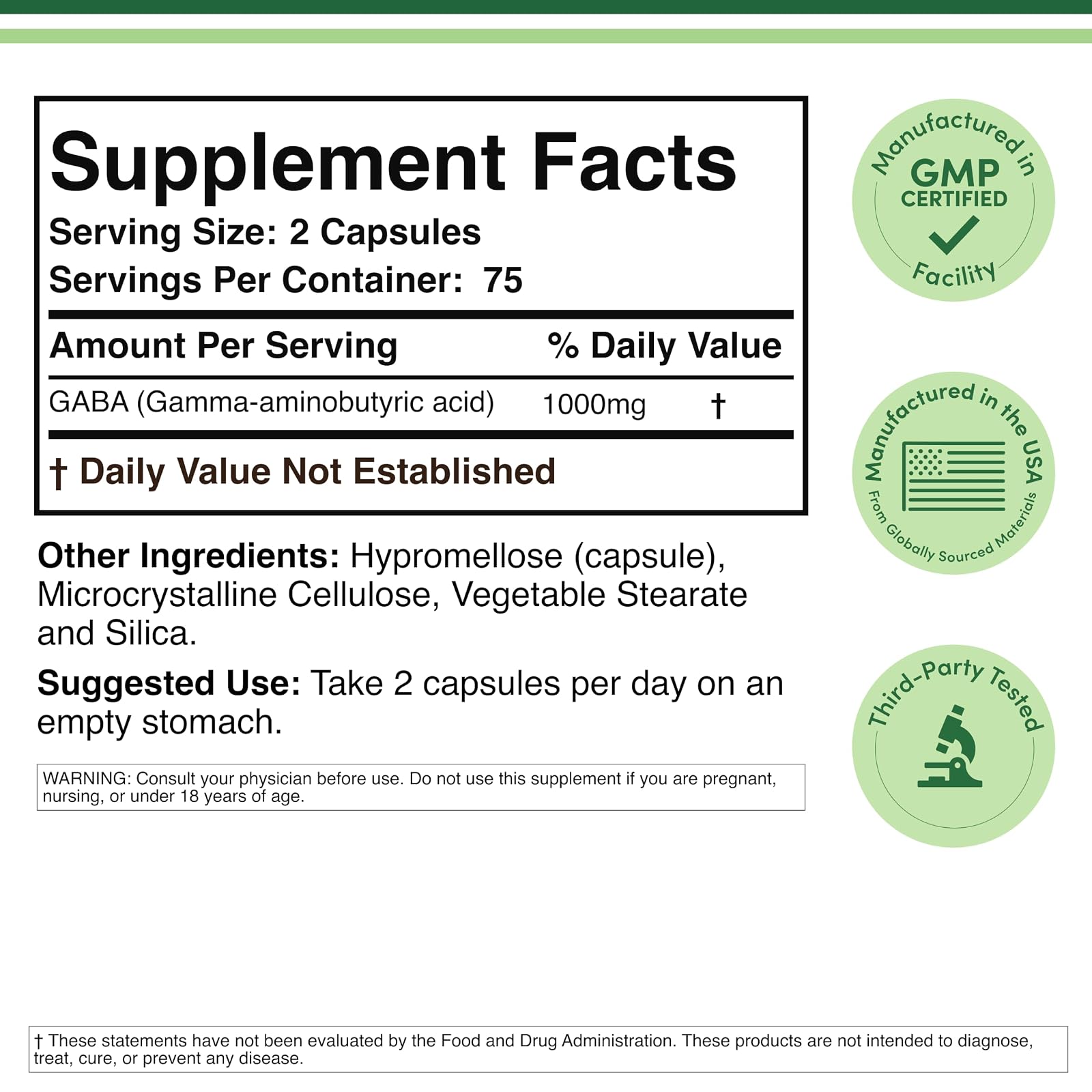 Amino acid supplement for stress relief