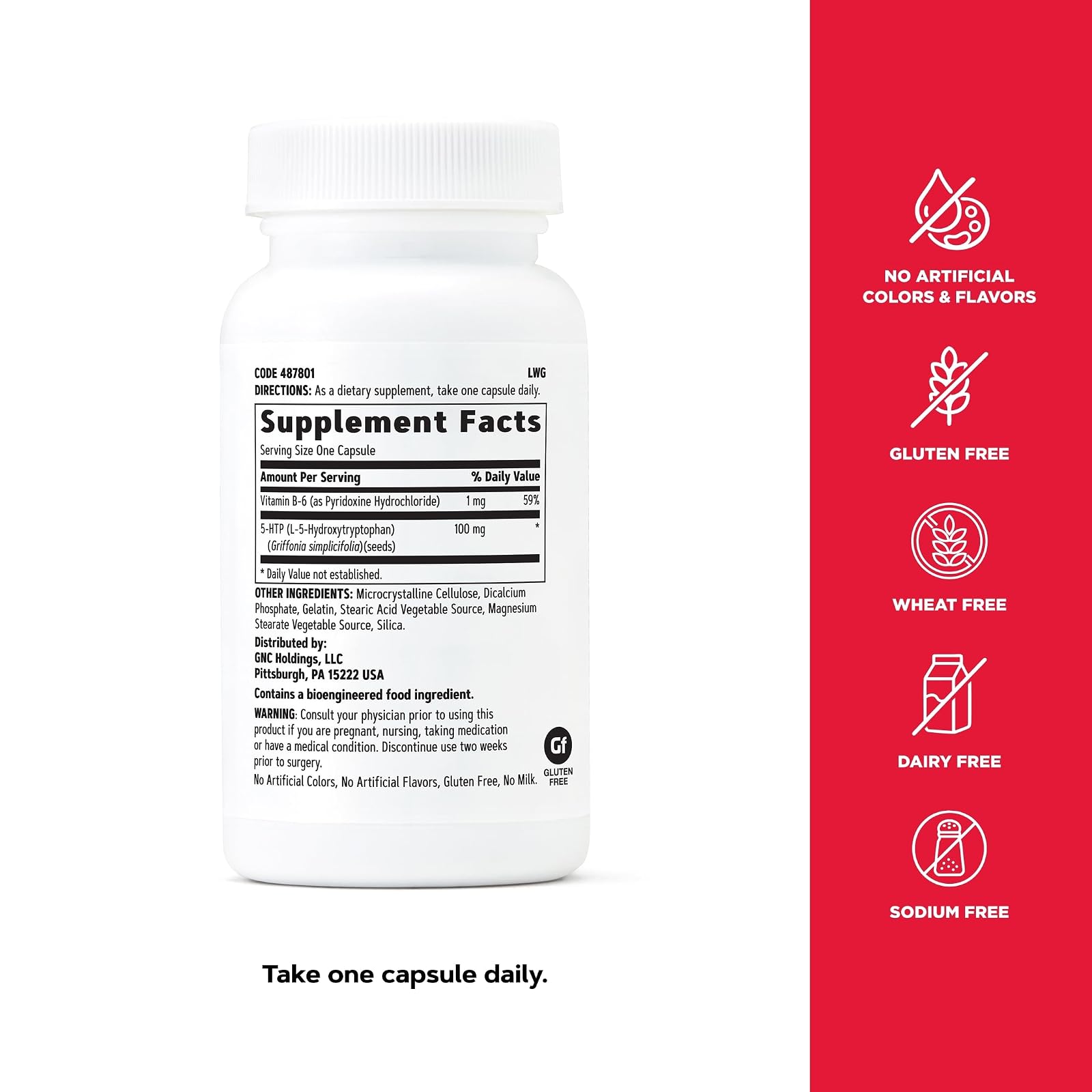 amino acid supplement GNC 5-HTP