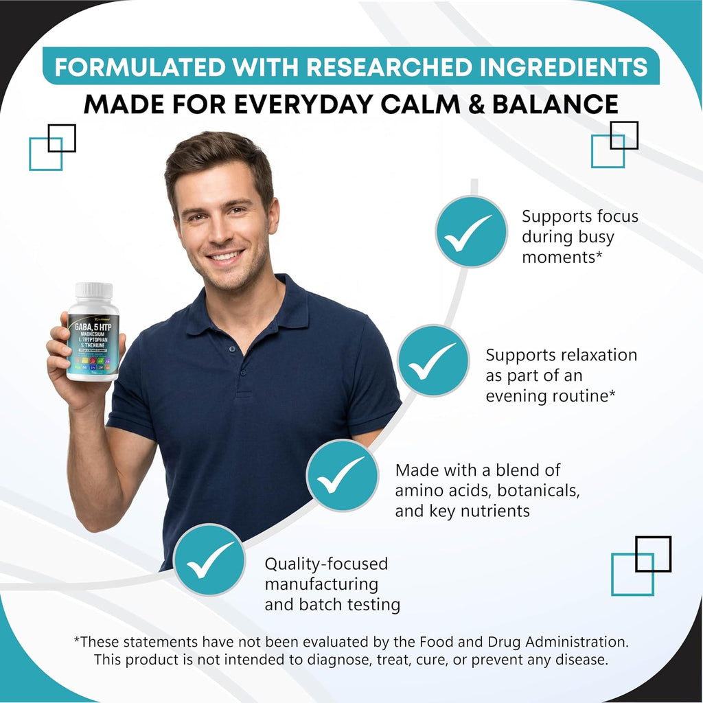 Amino acids blend for emotional balance