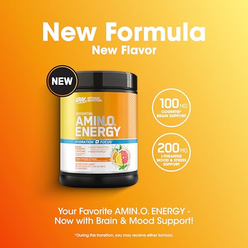 Amino acids for enhanced focus