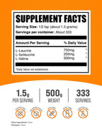 Amino acids for enhanced workout performance