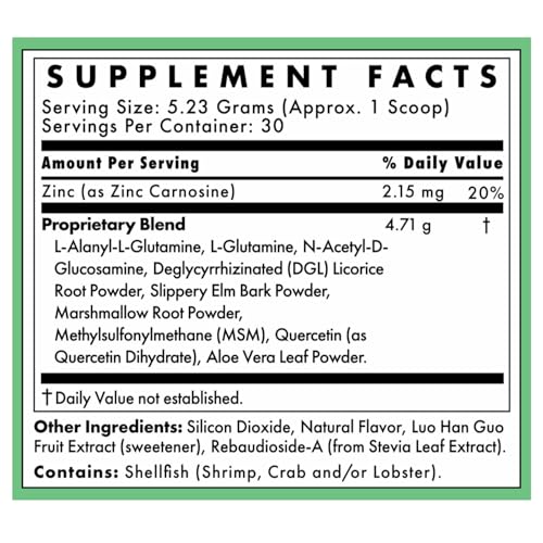 Amino acids for gut support