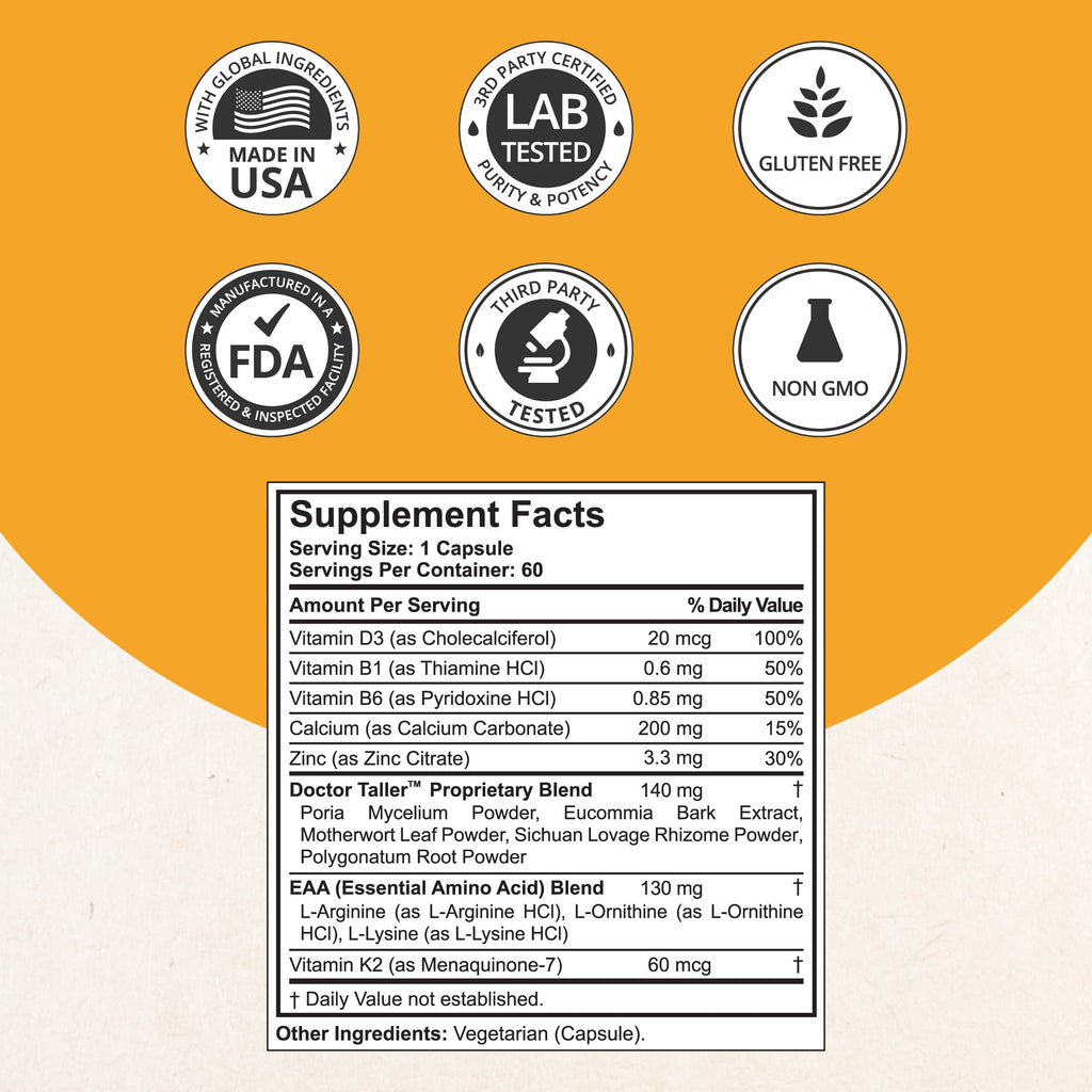 amino acids for height development