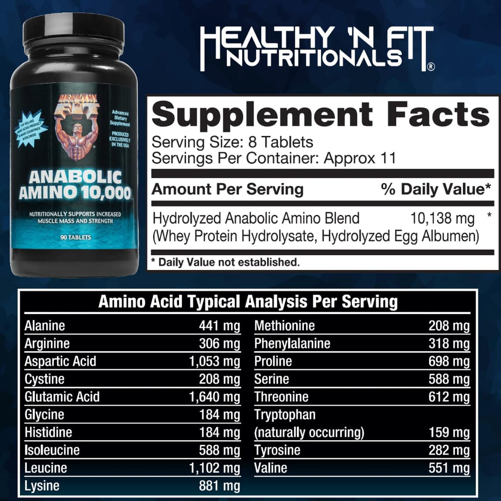 Amino acids for muscle growth support