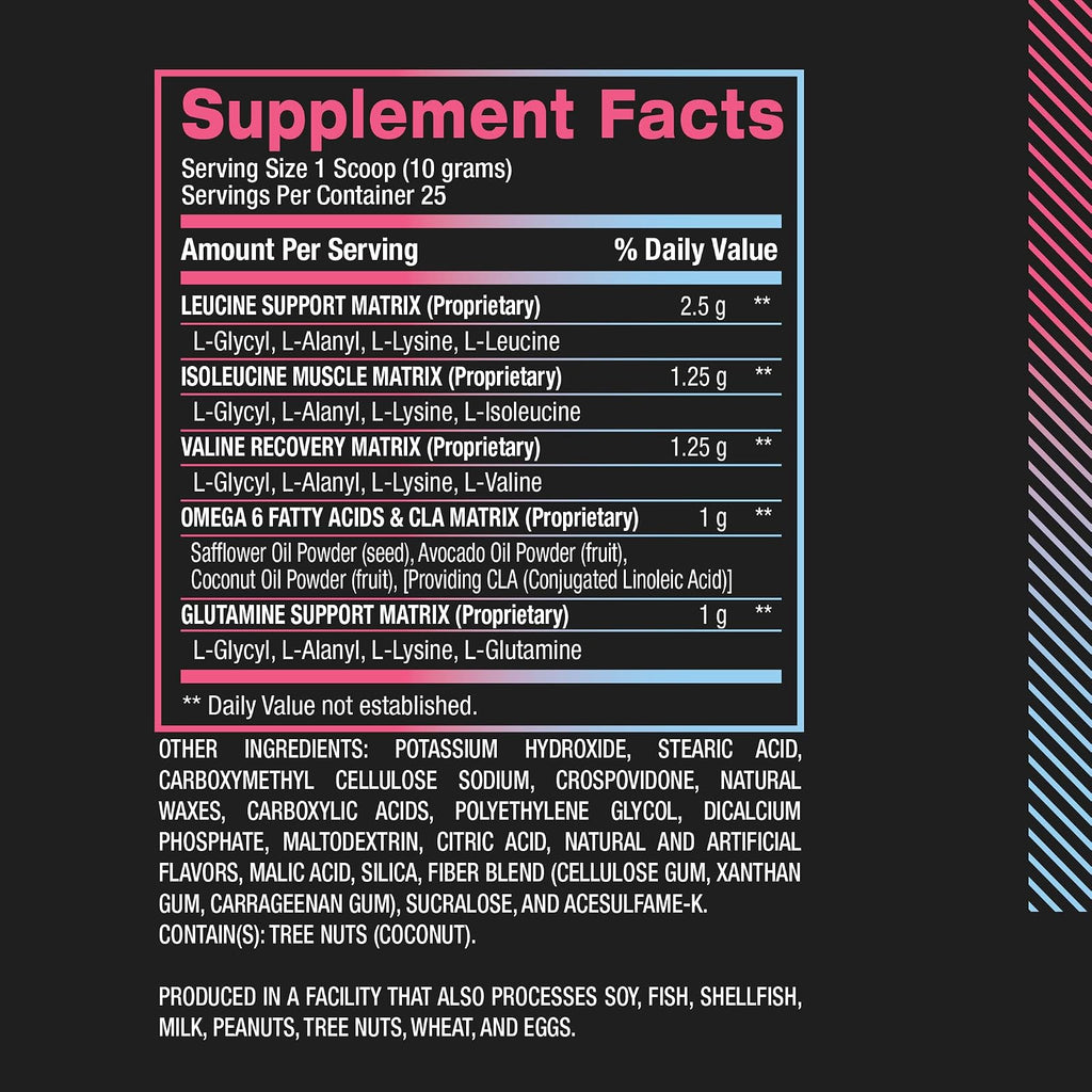 Amino acids for muscle recovery