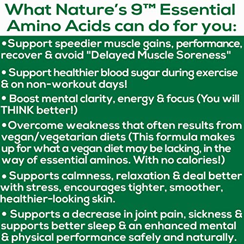 Amino acids for optimal muscle growth