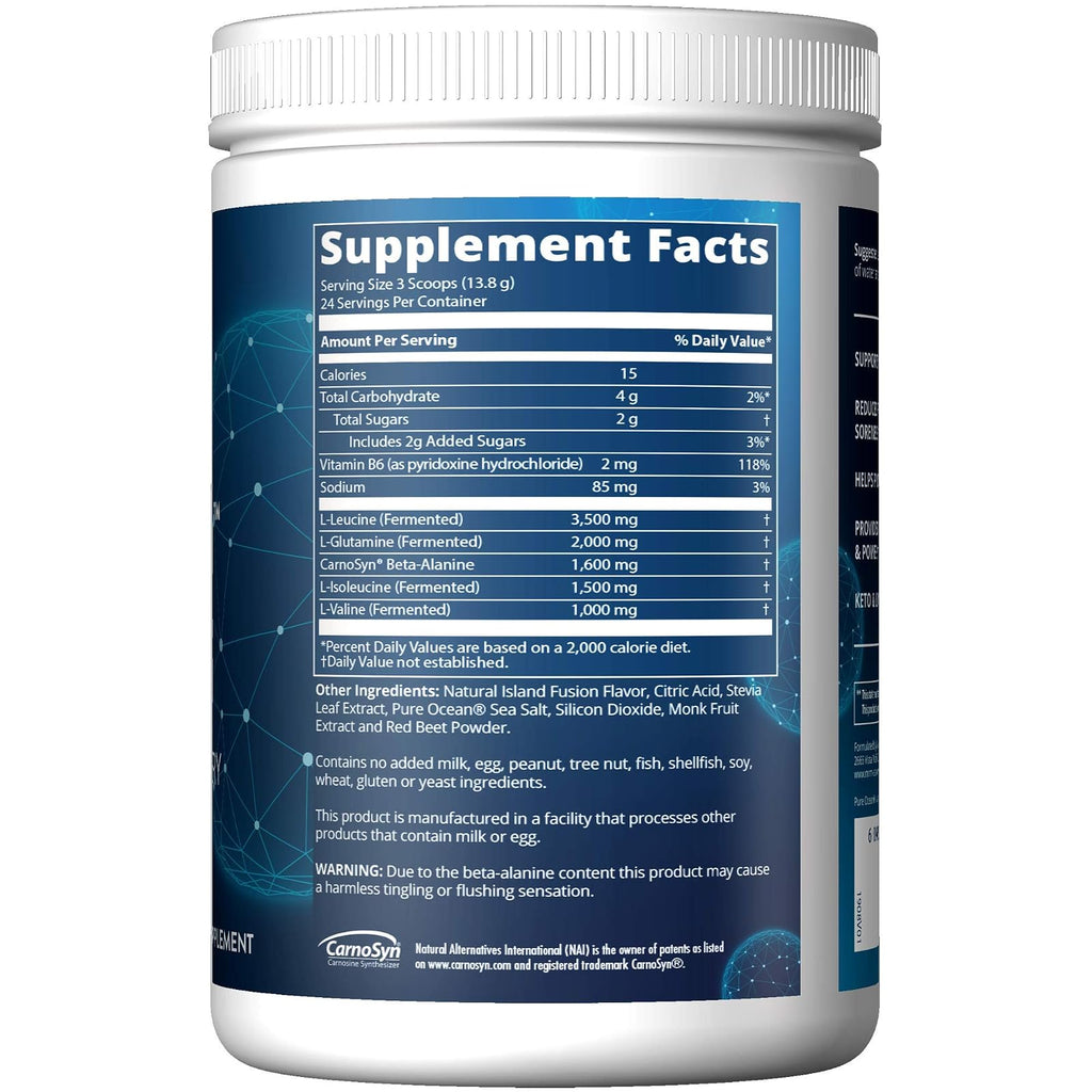 Amino acids for optimal workout recovery