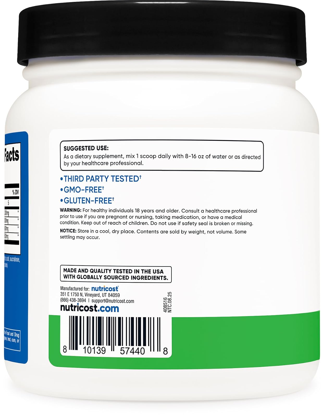 Amino acids for post-workout nutrition